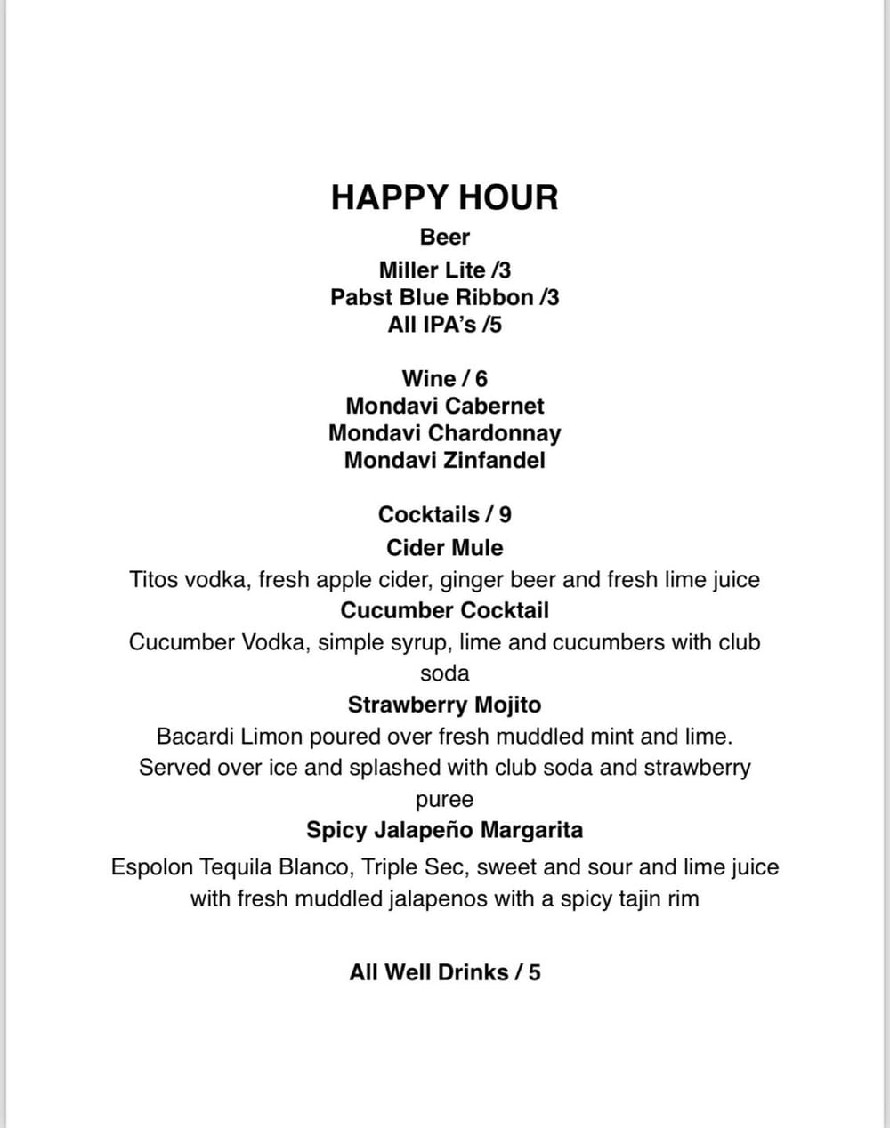 The Happiest Happy Hours